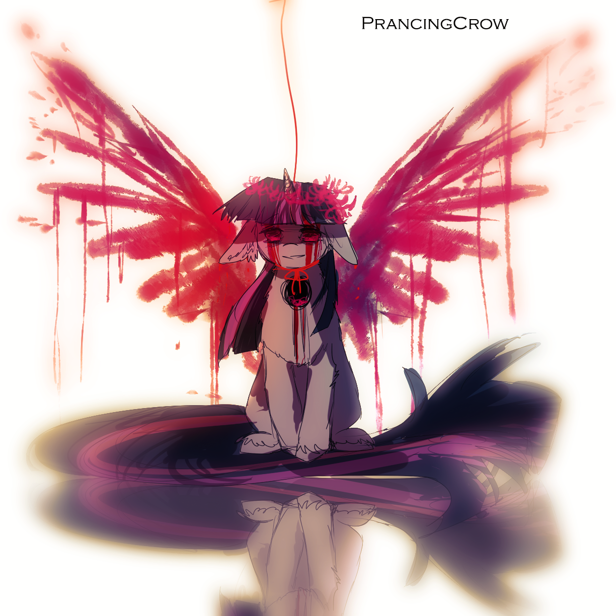 #2239660 - semi-grimdark, artist:prancingcrow, twilight sparkle ...