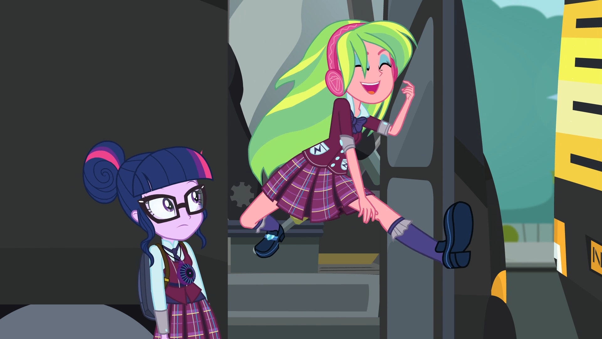 #2471241 - safe, screencap, lemon zest, sci-twi, twilight sparkle ...