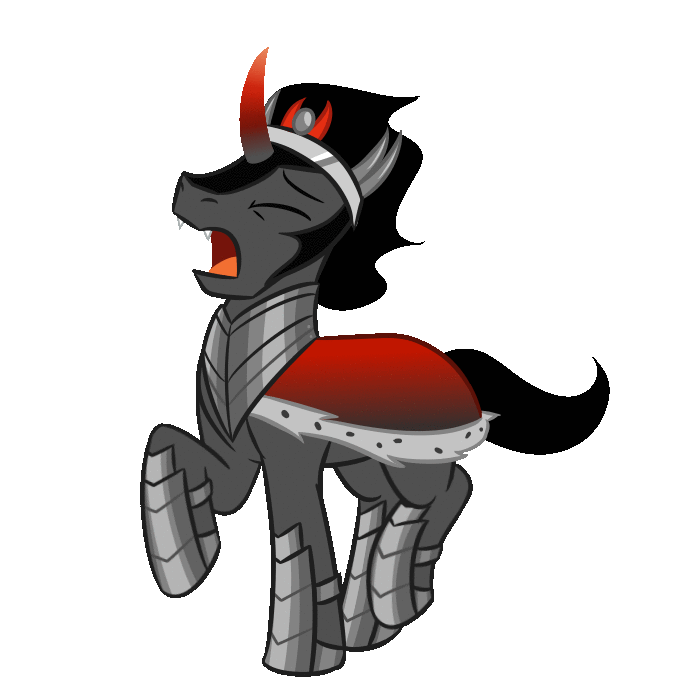 #2495349 - safe, artist:redahfuhrerking, king sombra, pony, unicorn ...