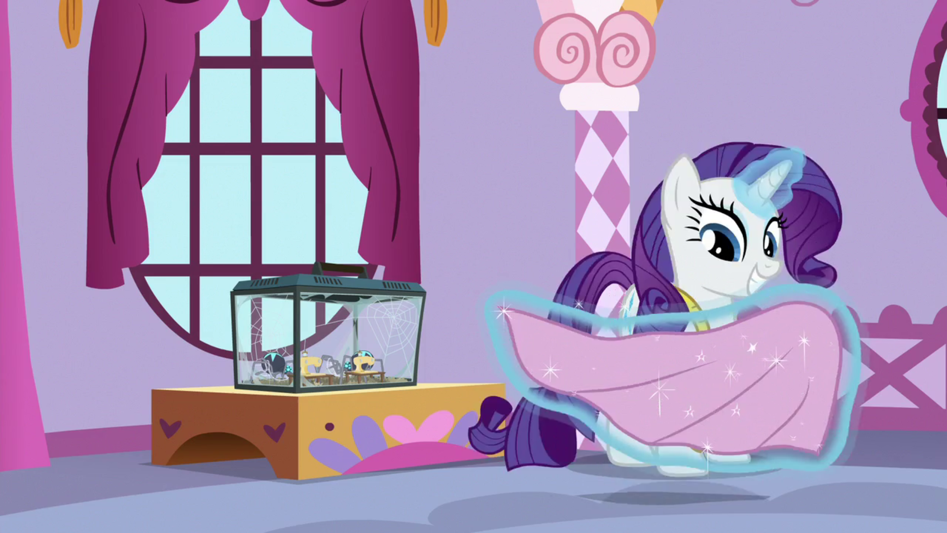 #2480841 - safe, screencap, rarity, spider, star spider, g4, my little ...