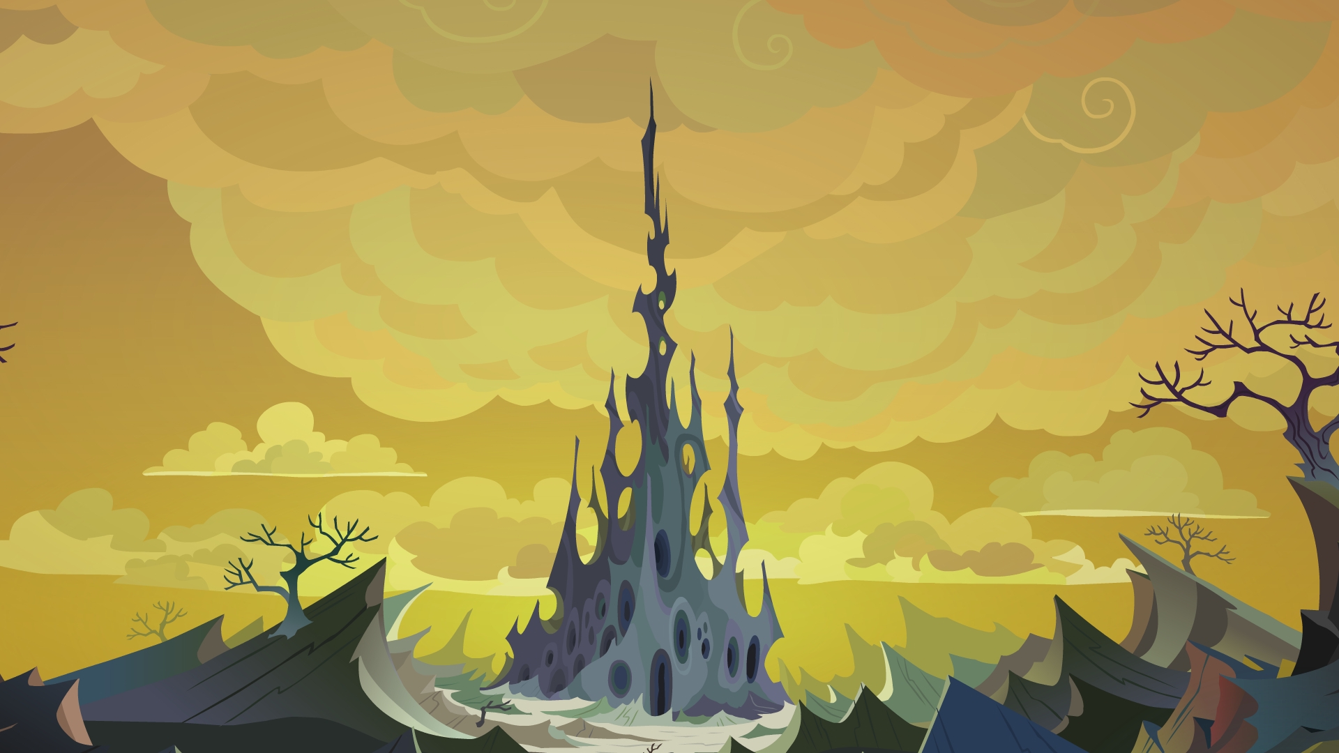 #2506365 - safe, g4, season 6, to where and back again, background ...