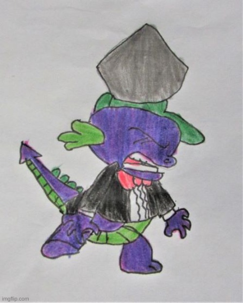 #2505321 - safe, alternate version, artist:spikeabuser, spike, dragon ...