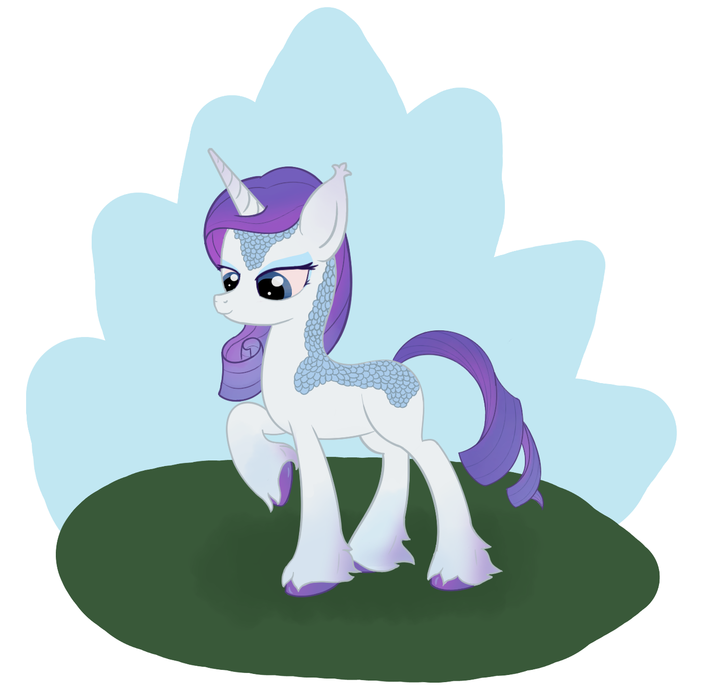 #2281739 - safe, artist:heilix, rarity, pony, unicorn, female, g5 ...