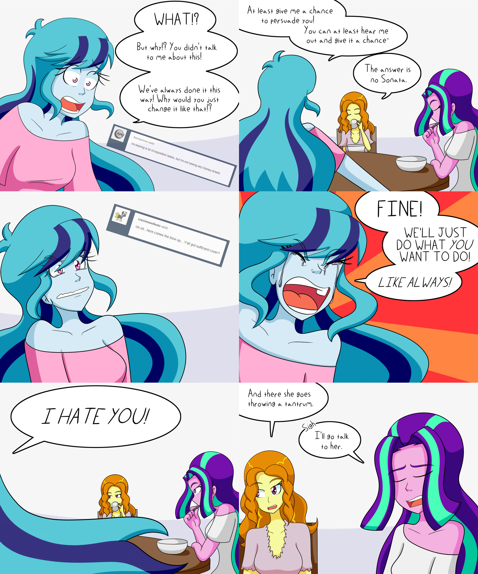 2286742 Safe Artist Jake Heritagu Adagio Dazzle Aria Blaze