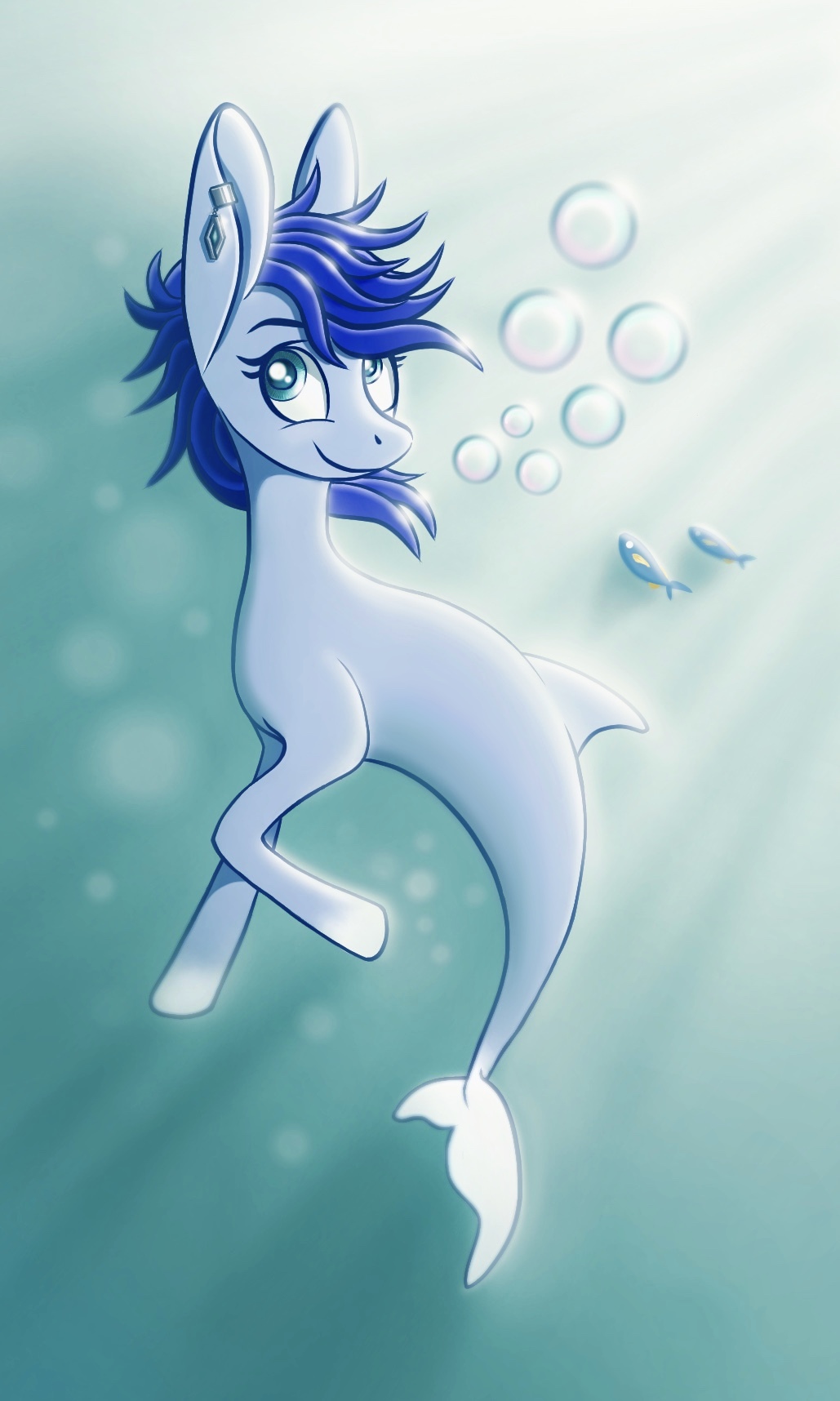 #2306587 - safe, artist:tetsunoshin, oc, dolphin, dolphin pony ...