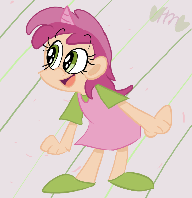 #2289020 - safe, artist:mirabuncupcakes15, ruby pinch, human, g4 ...