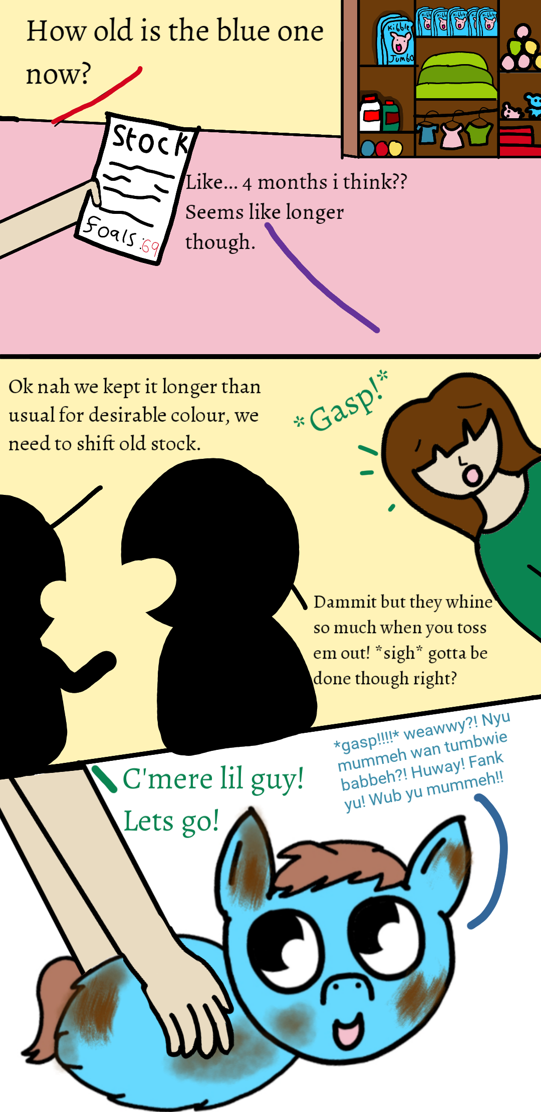 #2292011 - safe, artist:muffin, oc, oc:tumbly, fluffy pony, cute ...