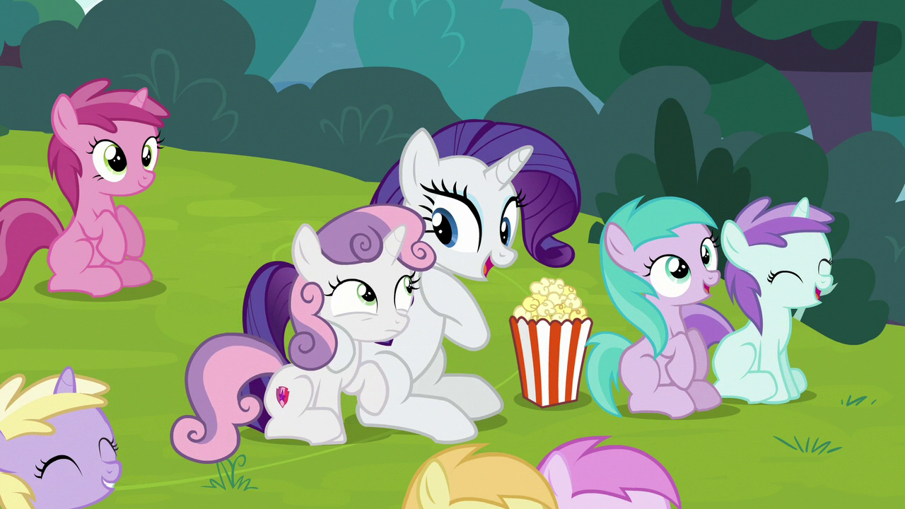 #2328310 - safe, screencap, aura (character), dinky hooves, liza ...