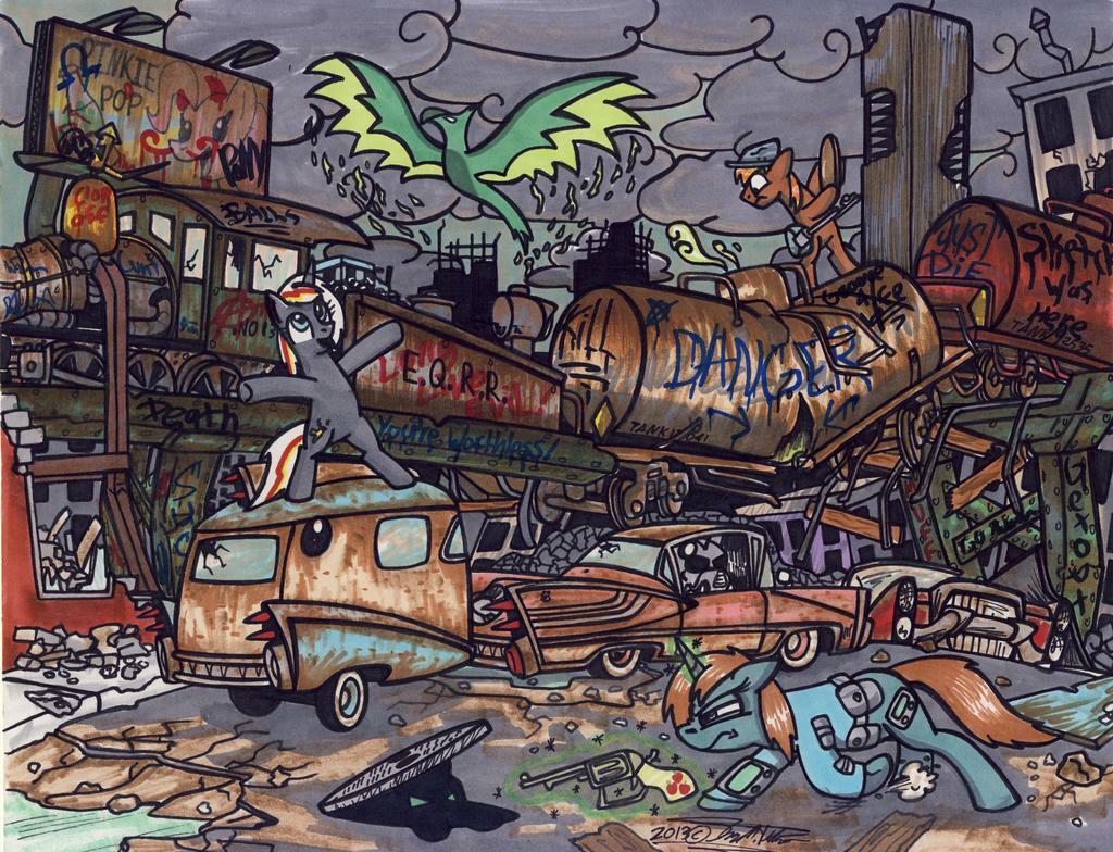 #2329260 - safe, artist:sketchywolf-13, oc, oc only, oc:calamity, oc ...