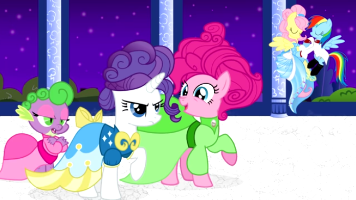 #2332040 - safe, artist:magpie-pony, fluttershy, pinkie pie, rainbow ...