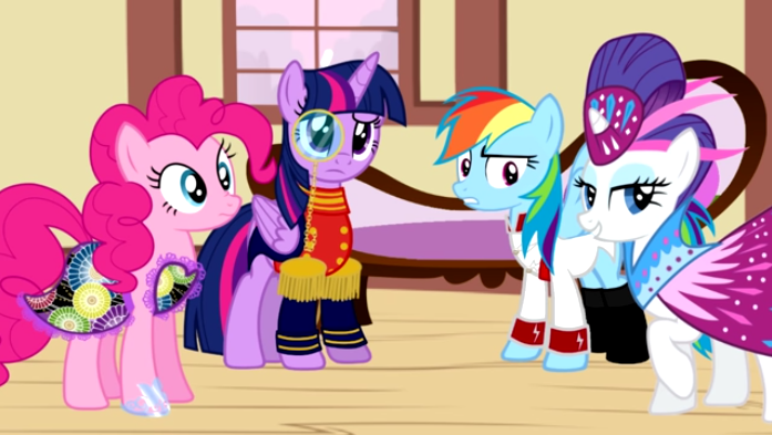 #2332055 - safe, artist:magpie-pony, pinkie pie, rainbow dash, rarity ...