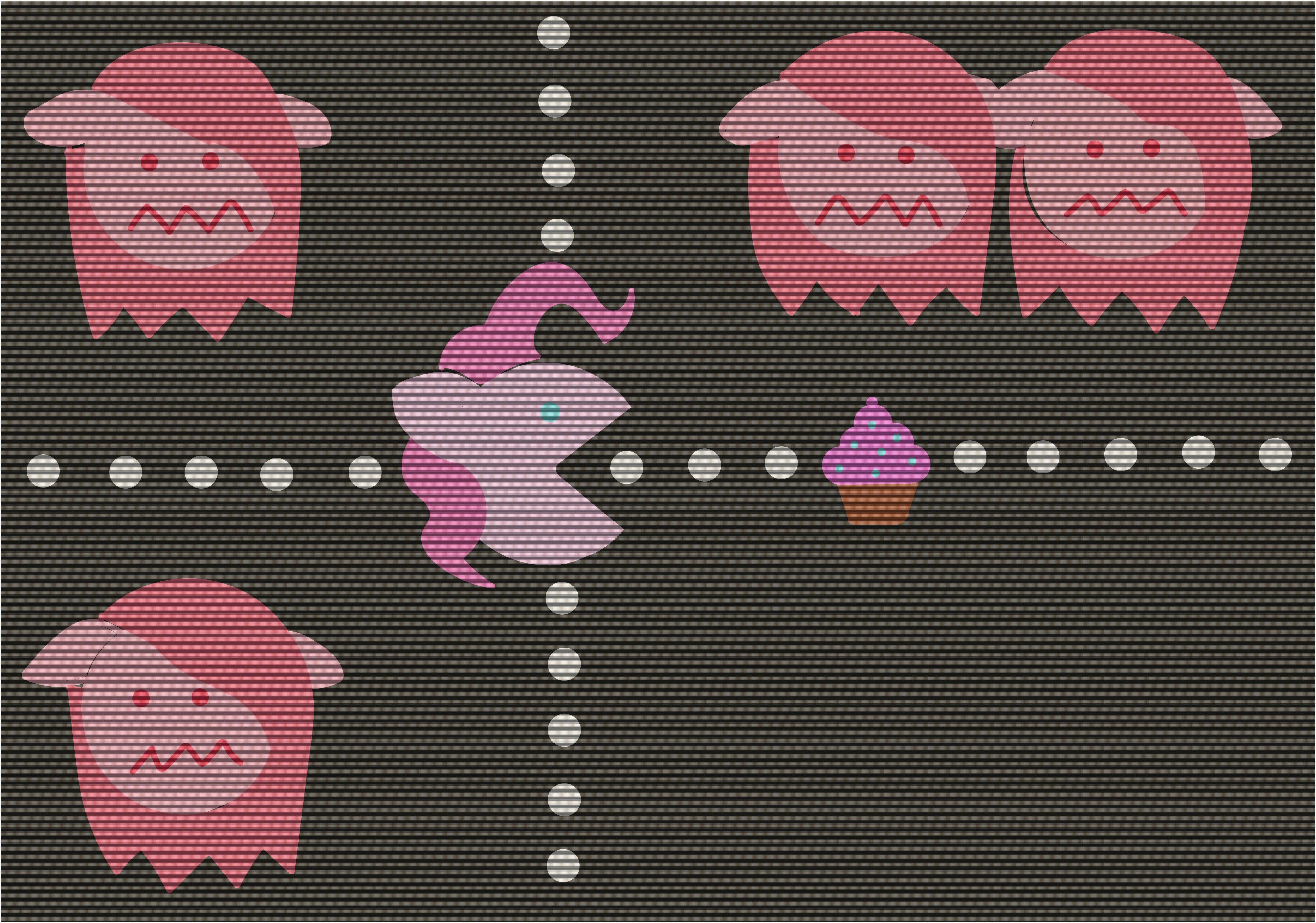 #2334276 - safe, pinkie pie, earth pony, pony, g4, pac-man, pinkamena ...