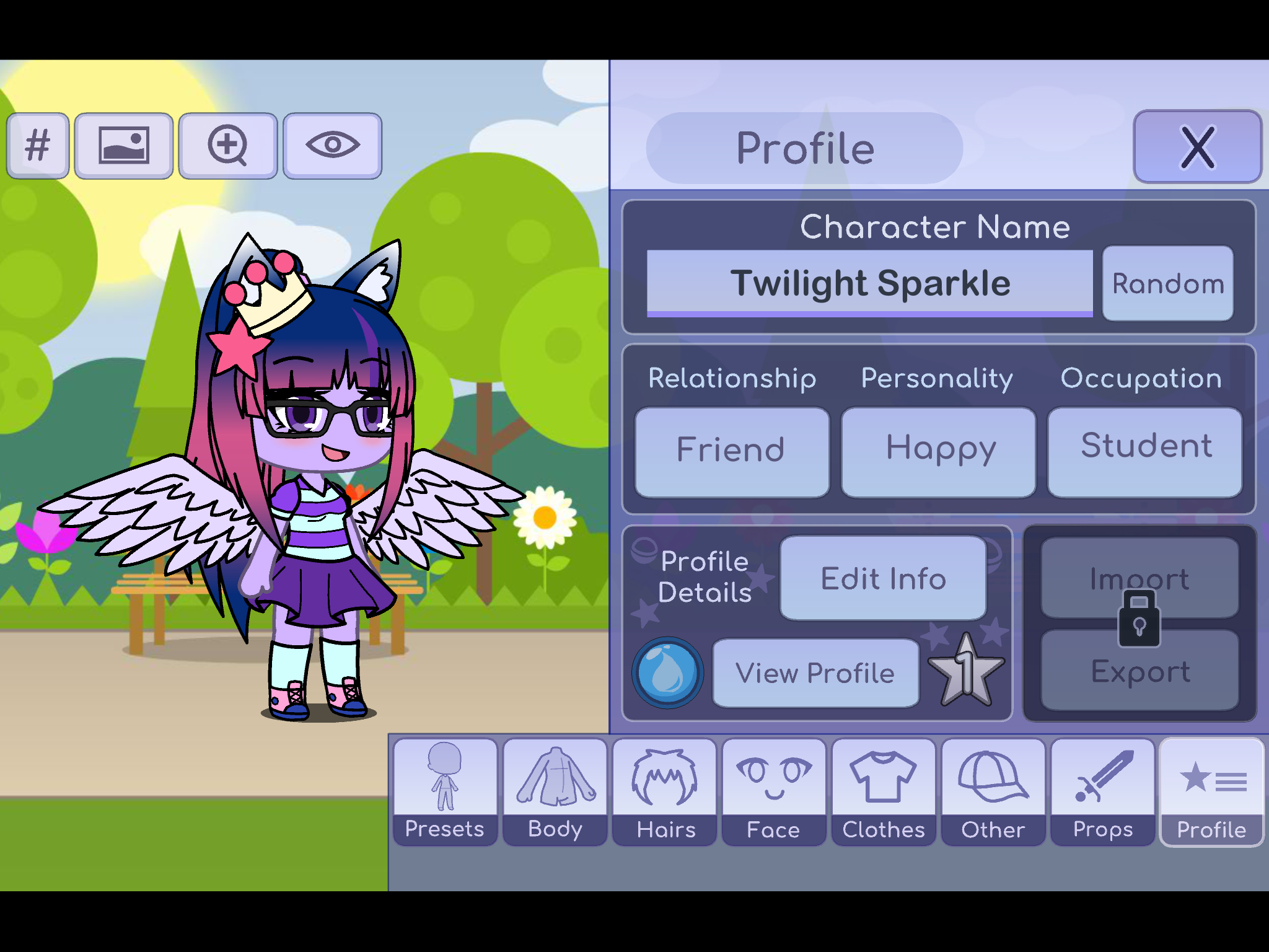 #2318063 - safe, twilight sparkle, cute, gacha life - Derpibooru