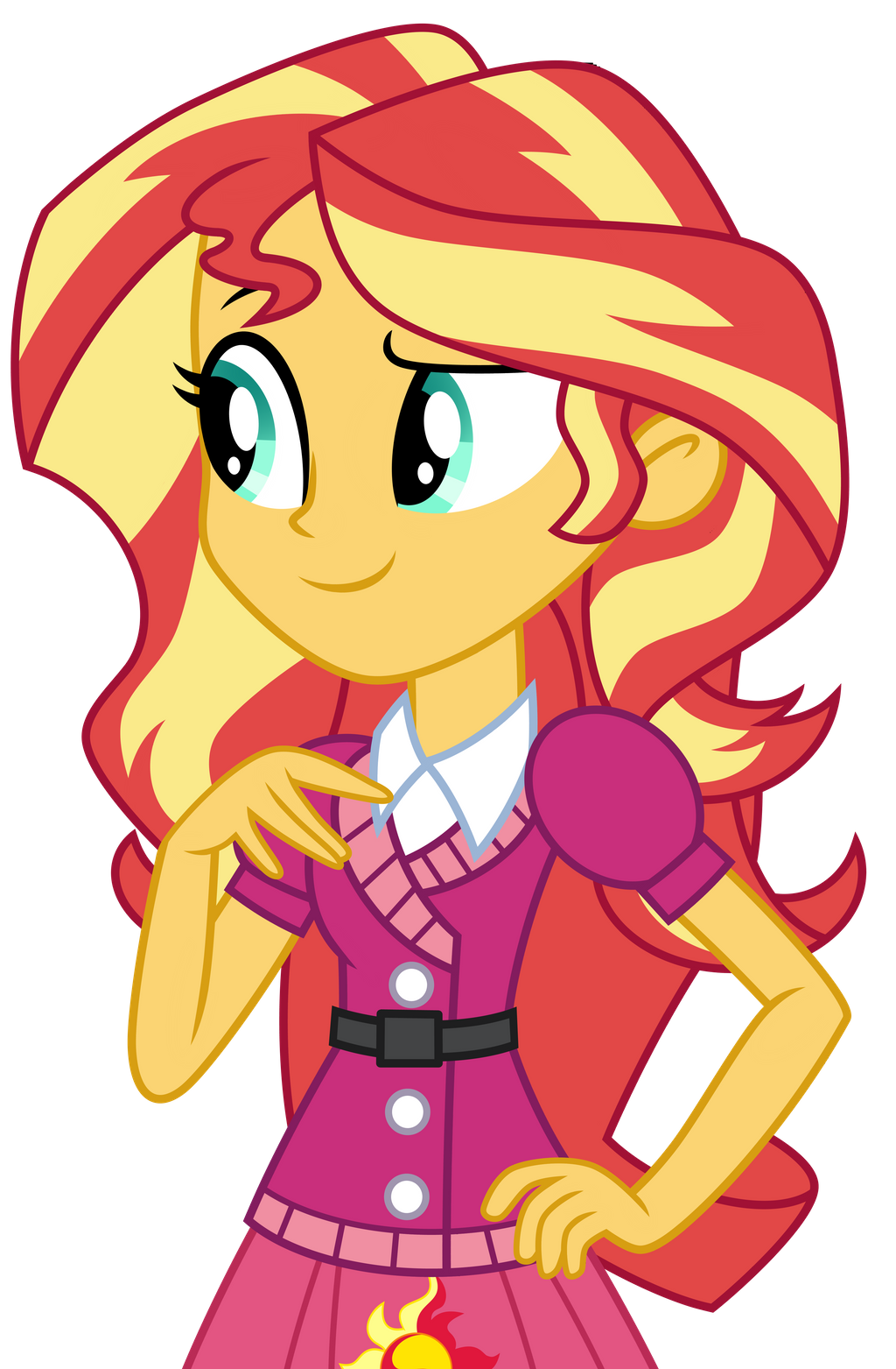 2355529 Safe Artist Emeraldblast63 Sunset Shimmer Human