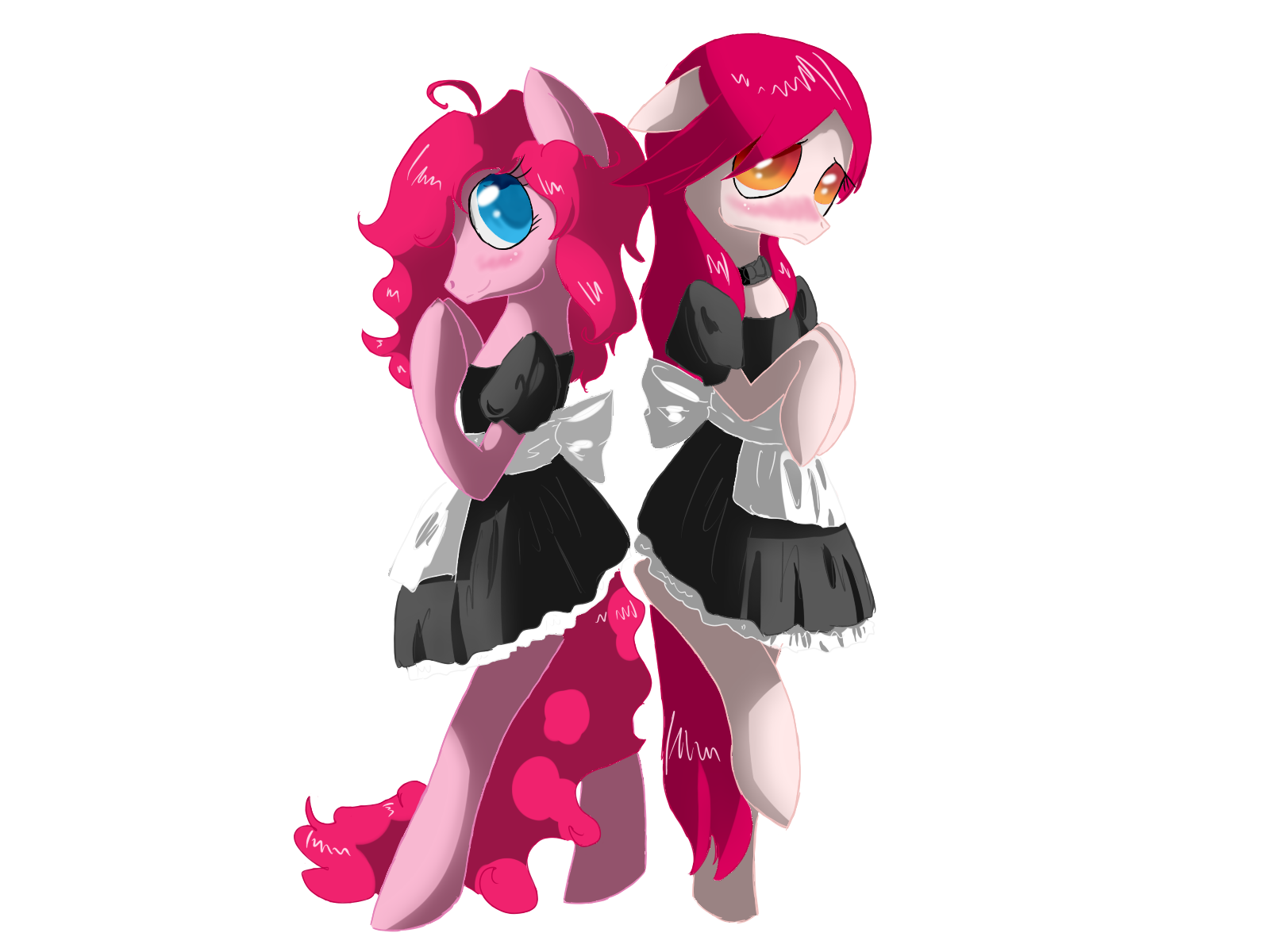 #2372336 - safe, artist:tomat-in-cup, pinkie pie, oc, oc:cotton candy ...