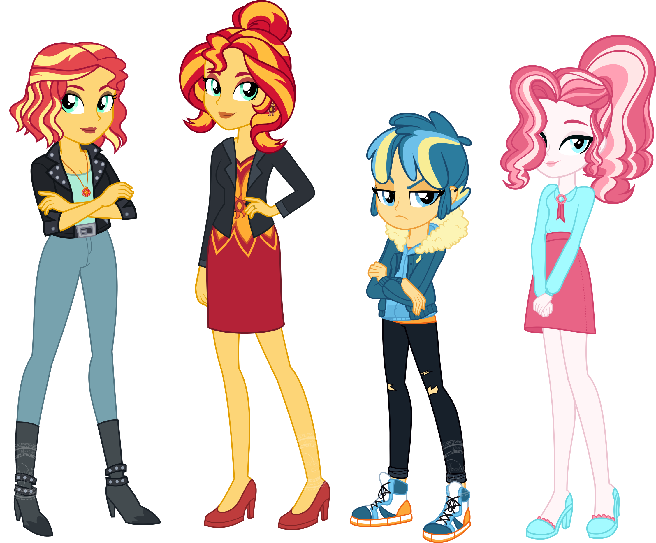 #2377538 - safe, artist:whalepornoz, sunset shimmer, oc, oc:shimmer ...