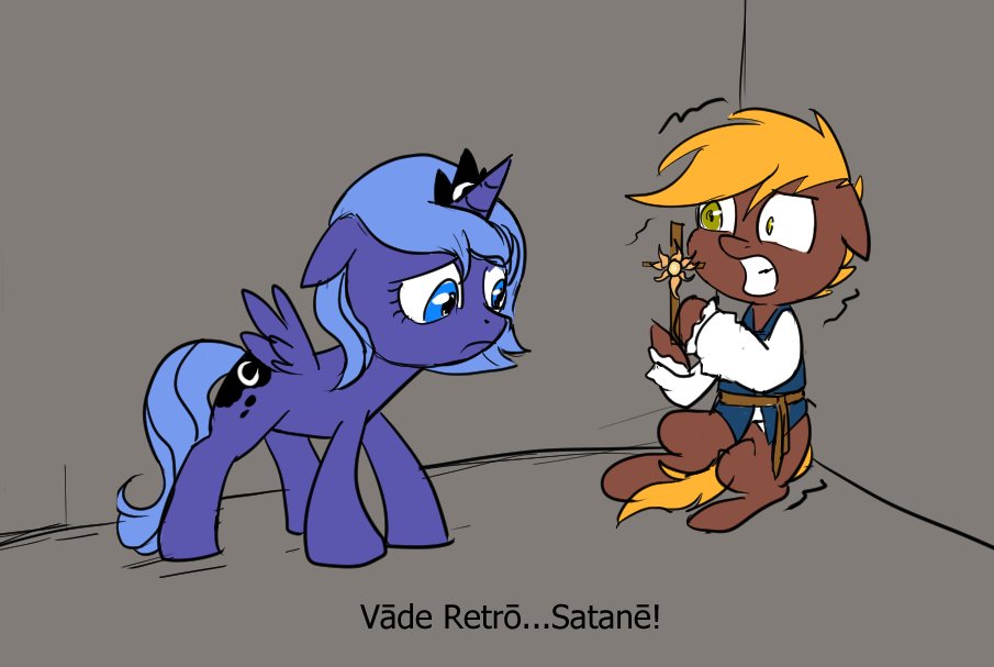 #2385132 - safe, artist:ce2438, princess luna, oc, alicorn, earth pony ...