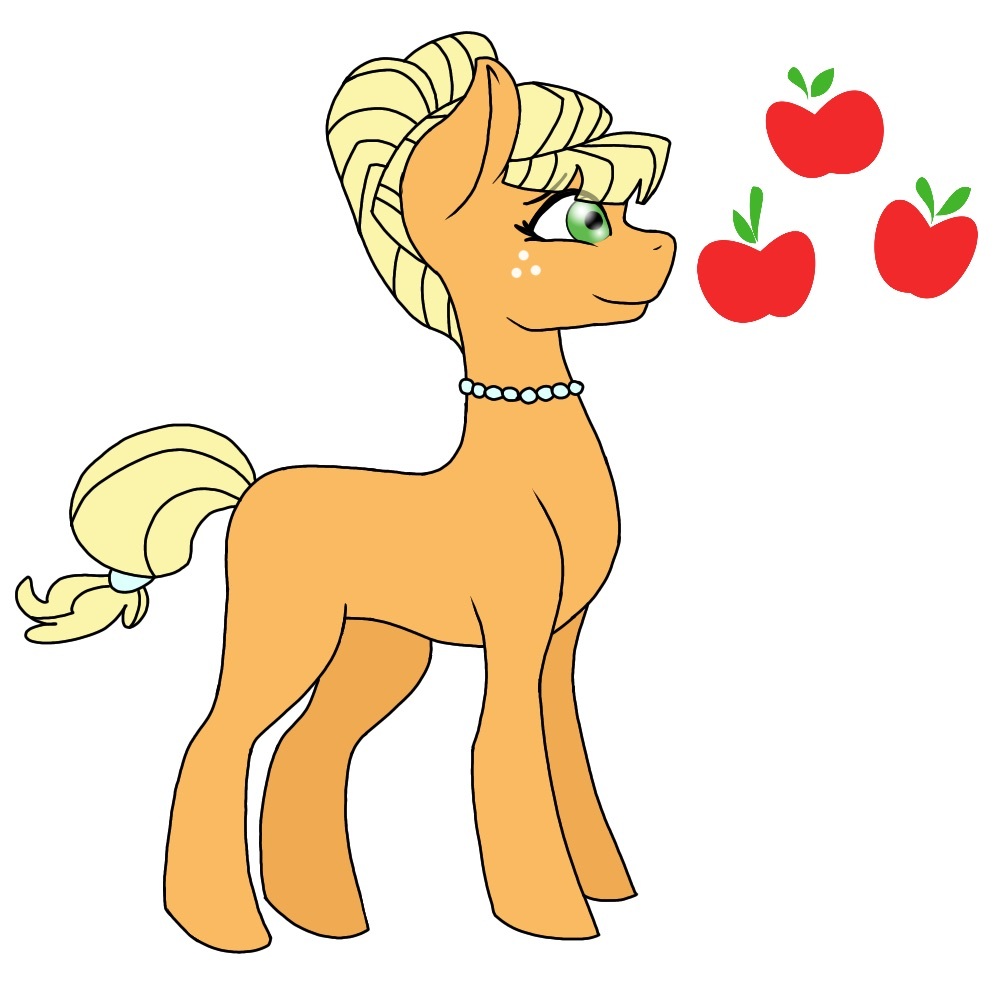 #2386016 - safe, artist:alilunaa, applejack, earth pony, pony, blank ...