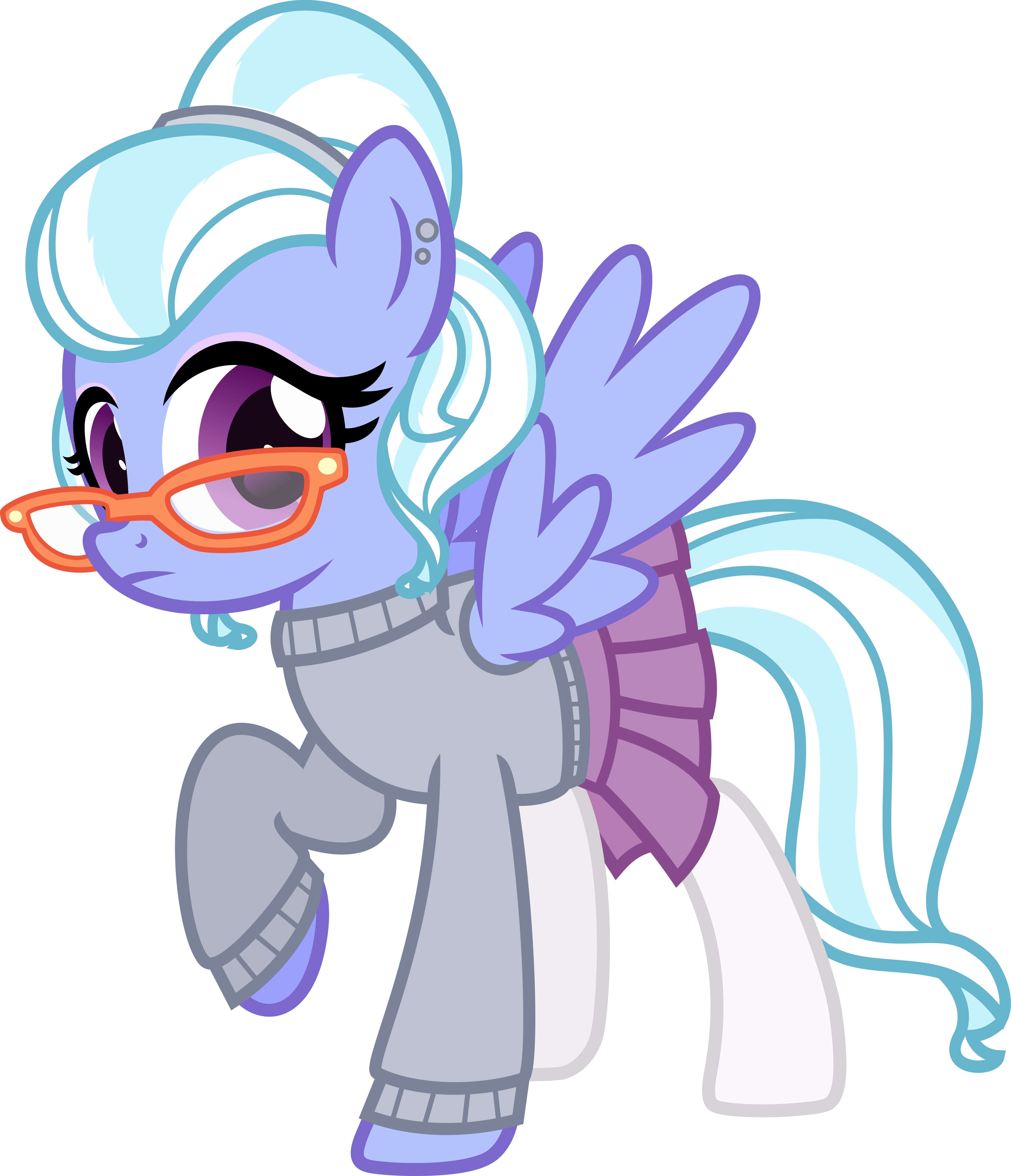 #2386024 - safe, artist:n0kkun, sugarcoat, pegasus, pony, g4, clothes ...