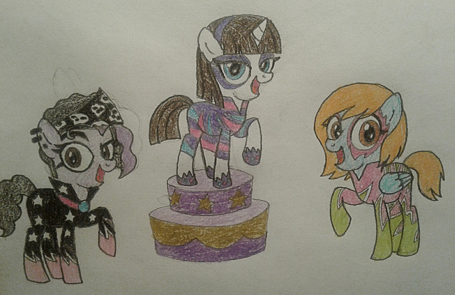 #2365852 - safe, artist:jebens1, earth pony, pegasus, pony, unicorn ...