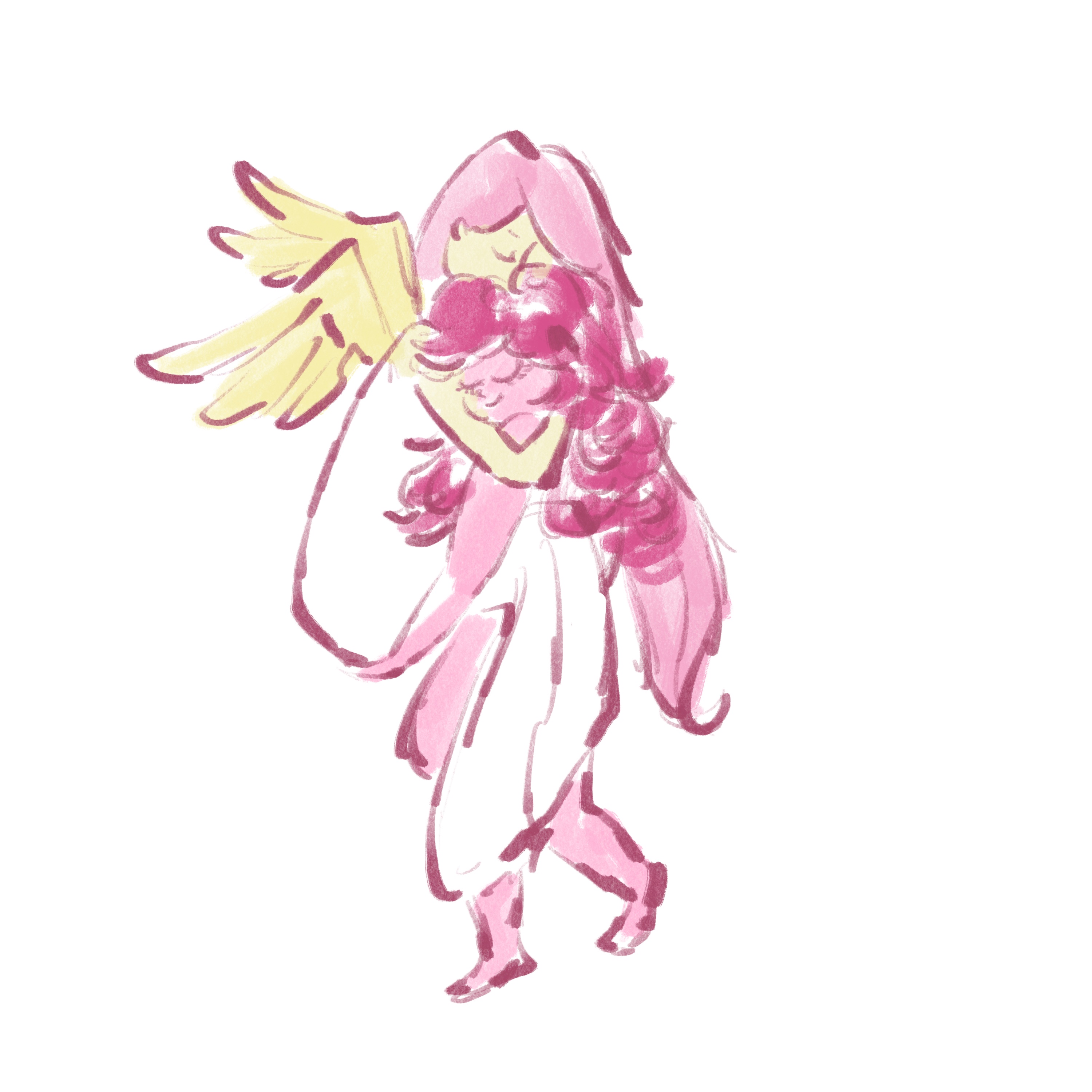 #2366375 - safe, artist:laya-21, fluttershy, pinkie pie, human, duo ...