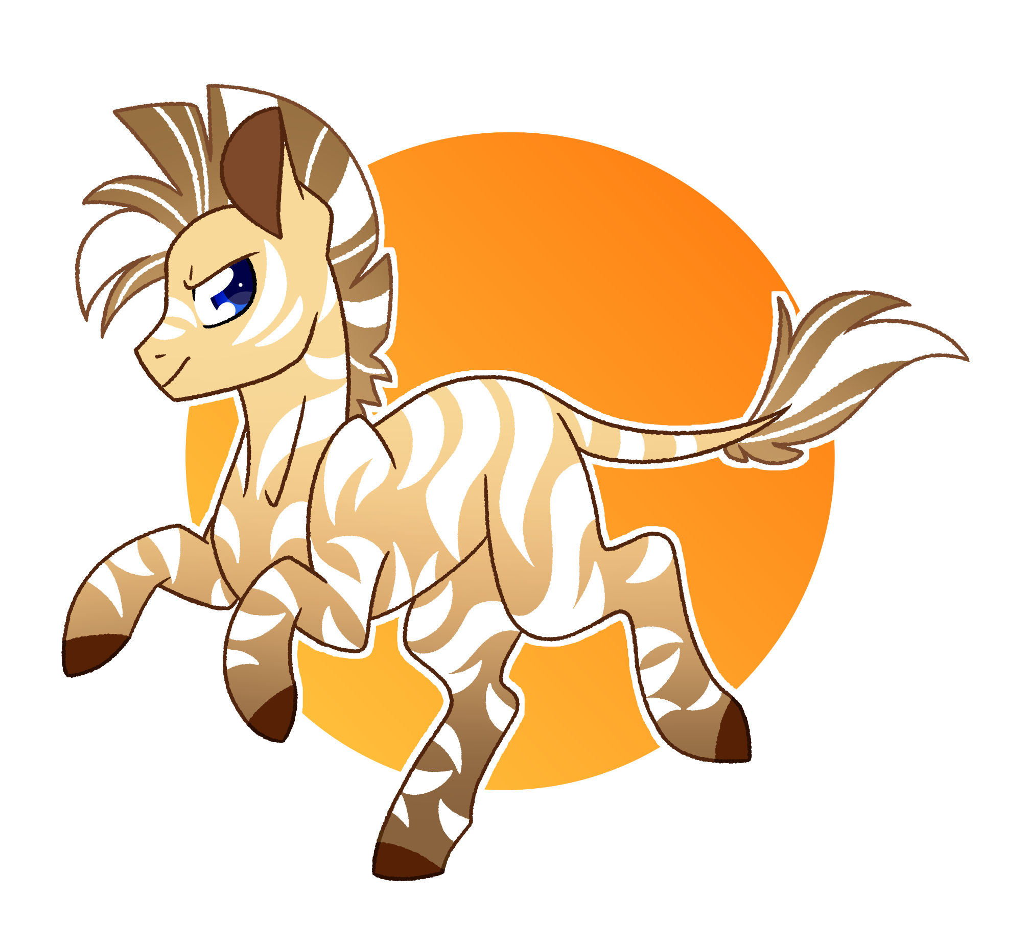 #2366957 - safe, artist:crazysketch101, oc, oc only, pony, zebra ...