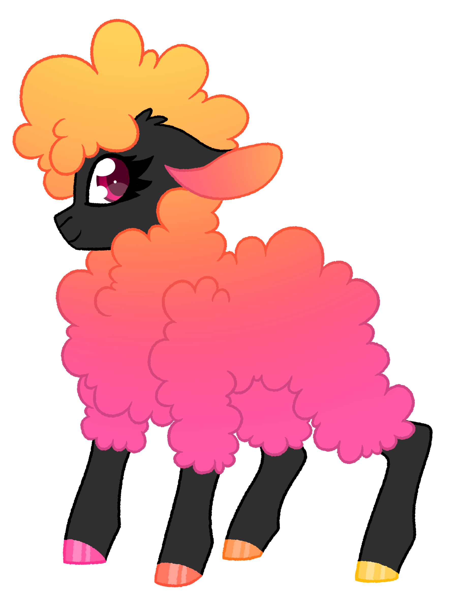 #2366958 - safe, artist:crazysketch101, oc, oc only, oc:lilly, sheep ...