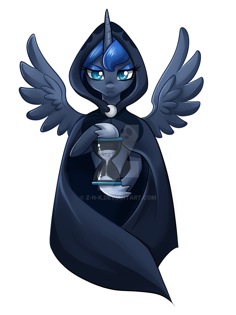 #2367080 - safe, artist:ailish, princess luna, alicorn, pony, cloak ...