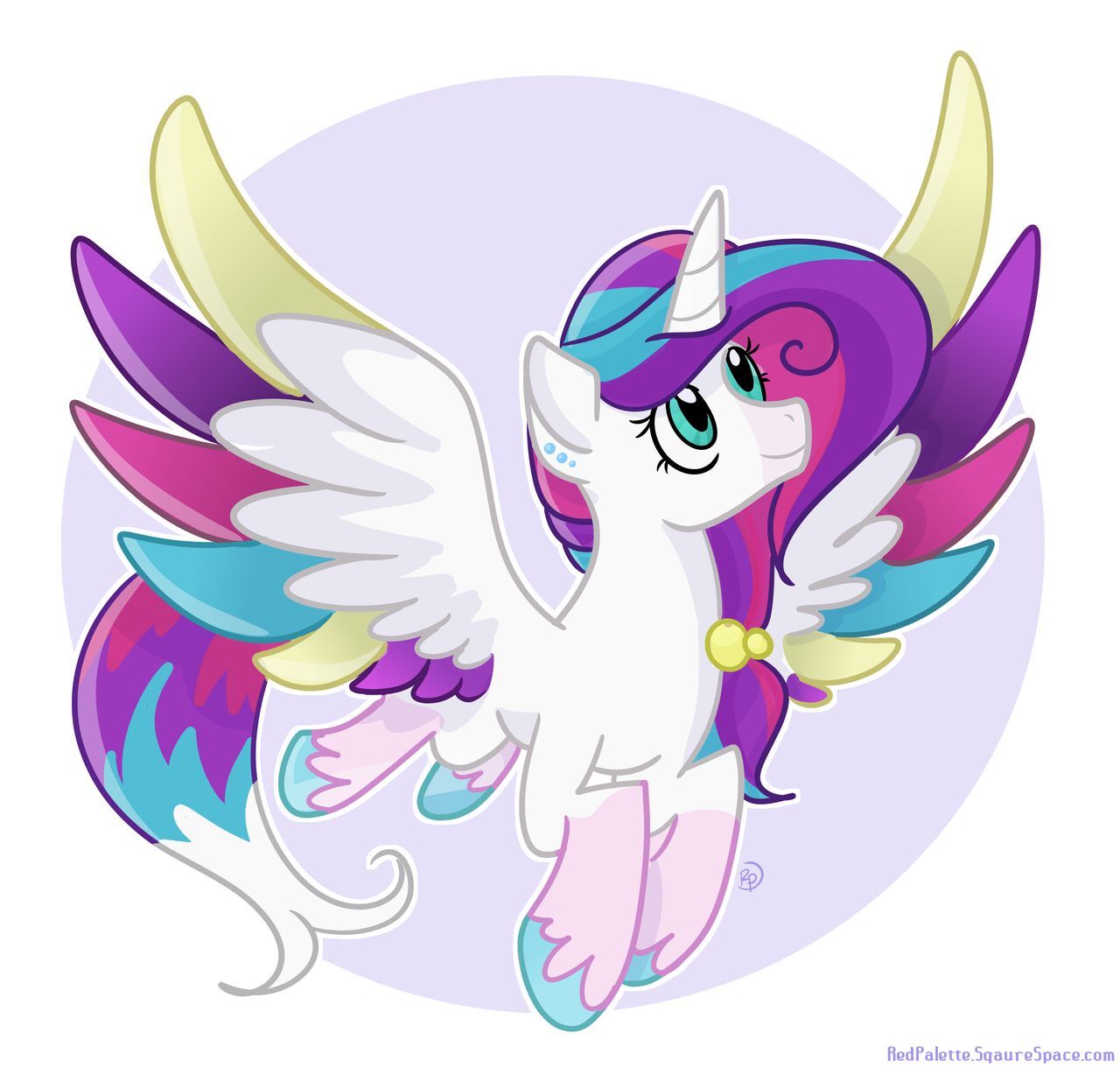 #2388106 - safe, artist:redpalette, oc, alicorn, alicorn oc, cute ...