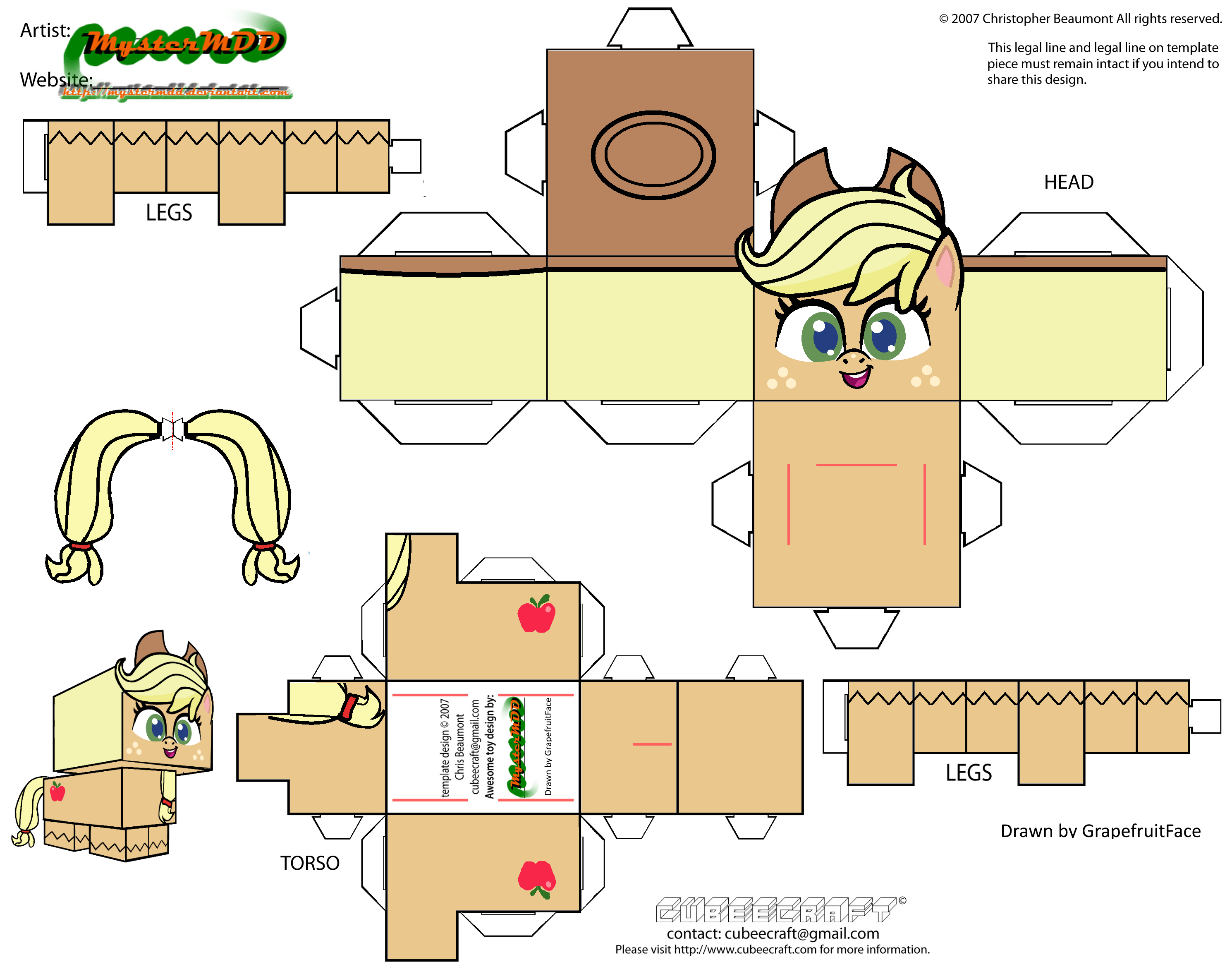 #2402051 - safe, artist:grapefruitface1, applejack, pony, g4.5, my ...