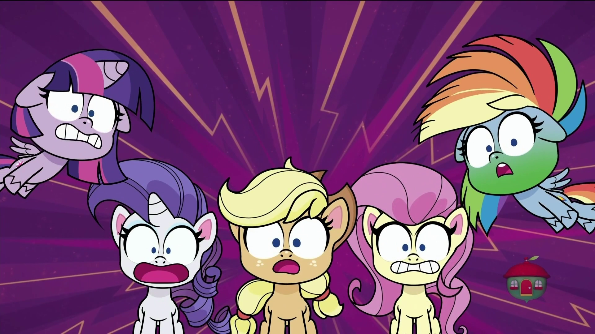 #2391614 - safe, screencap, applejack, fluttershy, rainbow dash, rarity ...