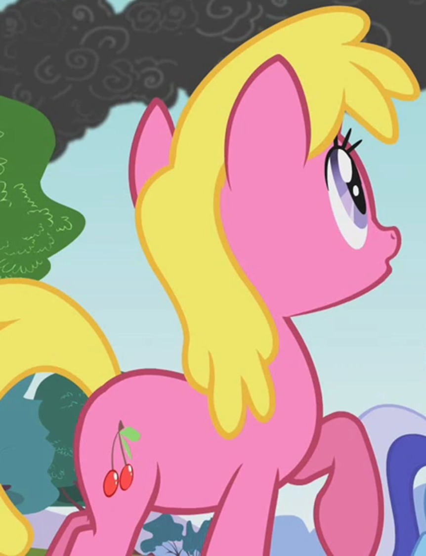 #2428059 - safe, screencap, cherry berry, earth pony, pony, dragonshy ...