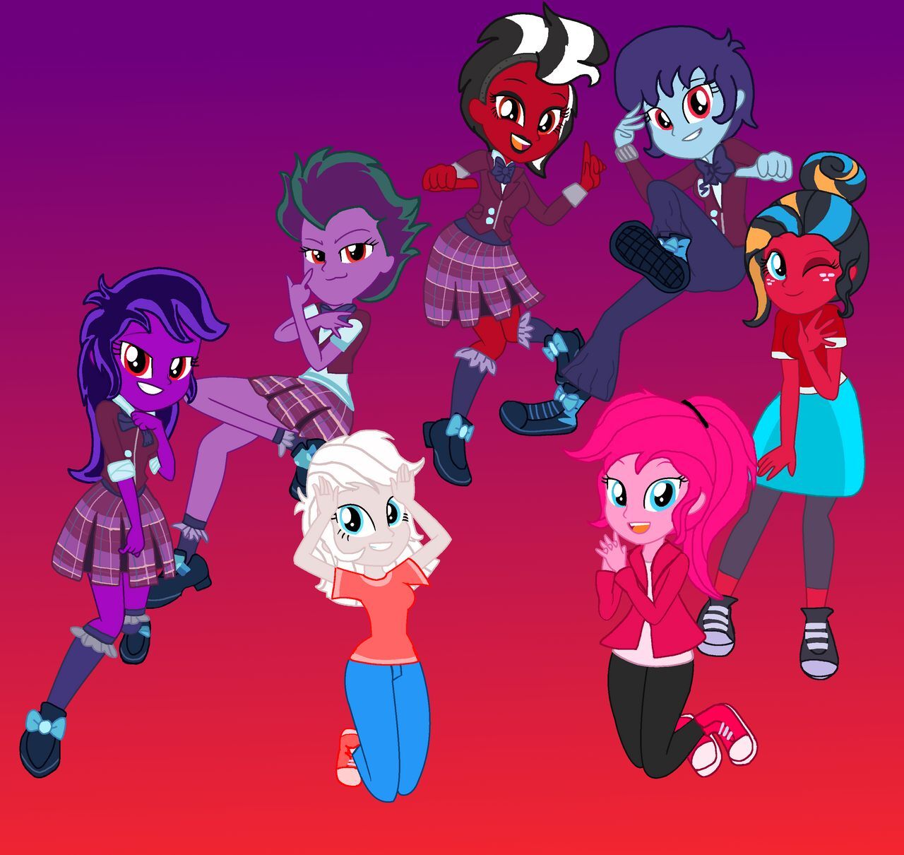 #2444796 - safe, artist:small-brooke1998, oc, equestria girls, g4 ...