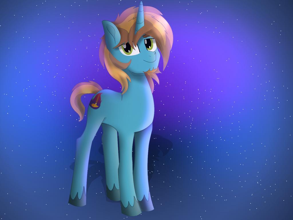 #2445004 - safe, artist:pizza lord, oc, oc:drizzle dots, space - Derpibooru