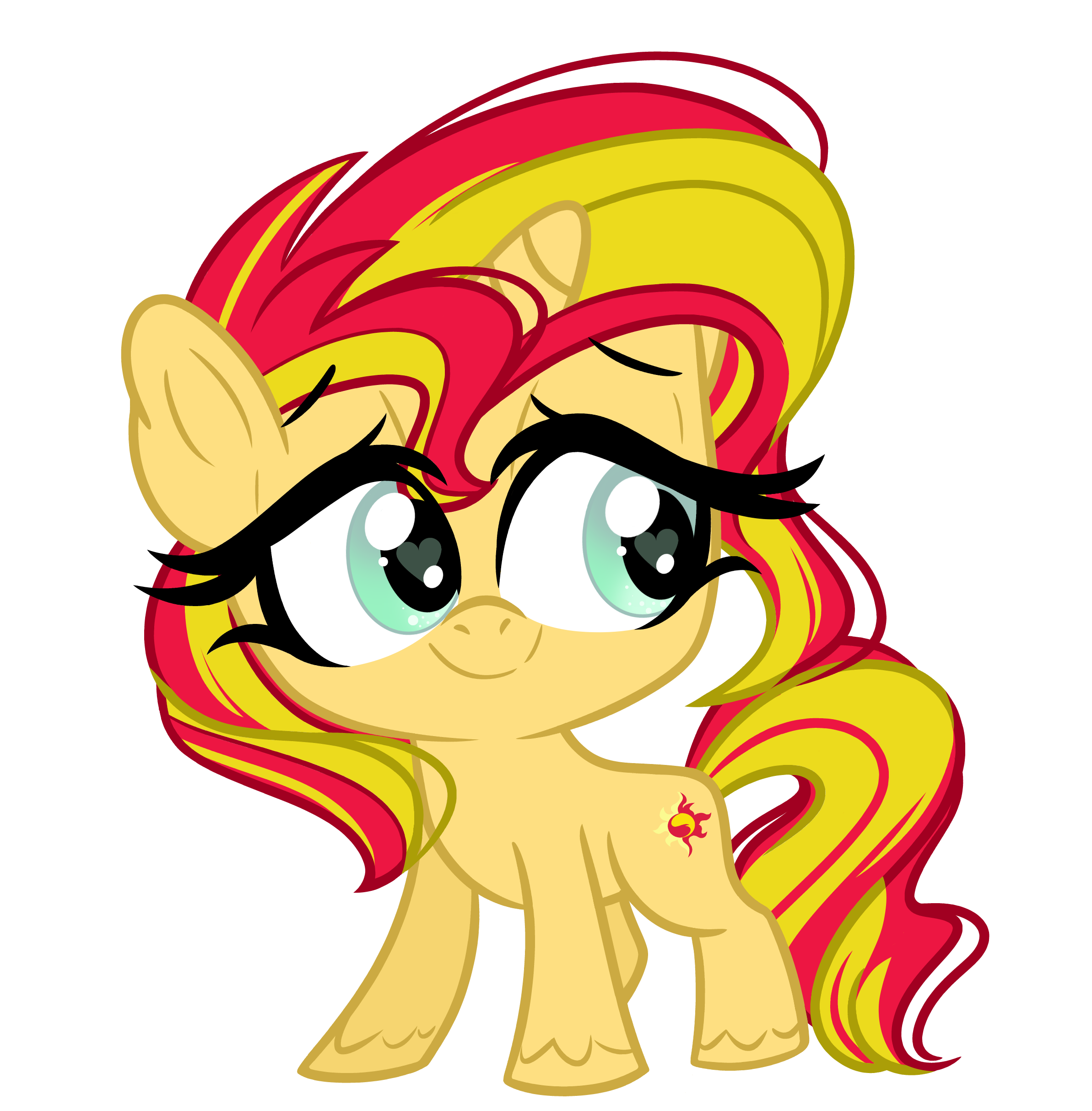 #2447362 - safe, artist:emberslament, sunset shimmer, pony, unicorn, g4 ...