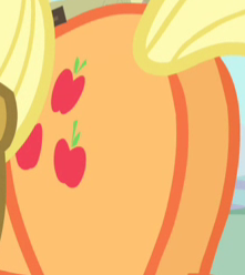 #2452546 - safe, screencap, applejack, pony, simple ways, applebutt, butt, butt only, cropped ...