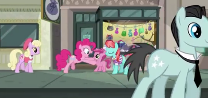 #2452650 - safe, screencap, bruce mane, luckette, pinkie pie, ruby ...