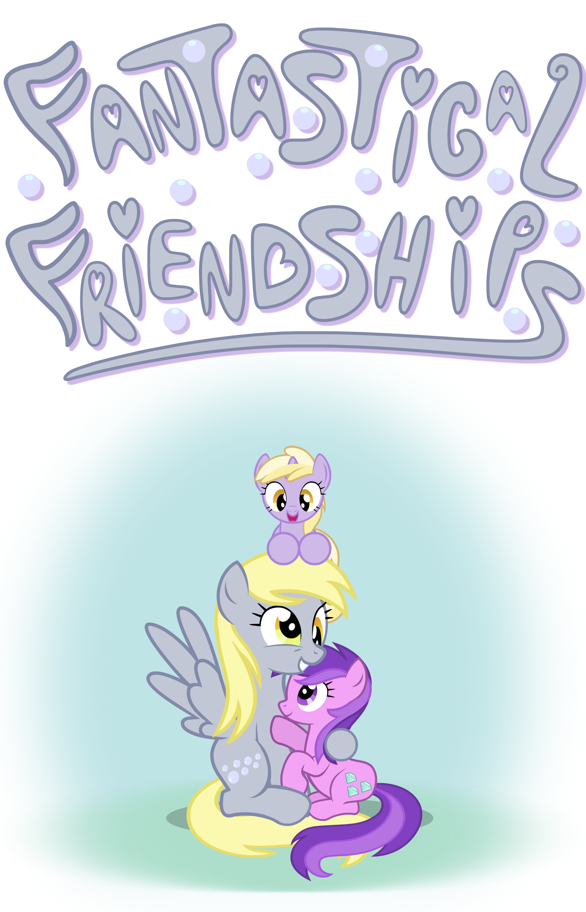 #2454296 - safe, artist:dinkyuniverse, amethyst star, derpy hooves ...