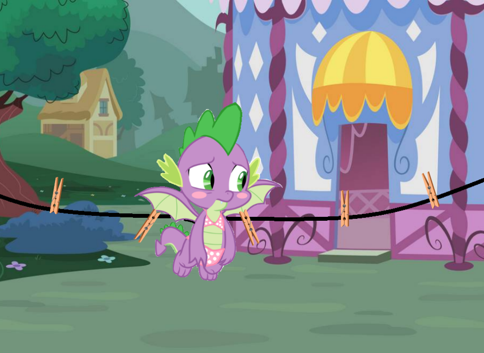 #2454948 - safe, edit, spike, dragon, g4, 1000 hours in ms paint ...