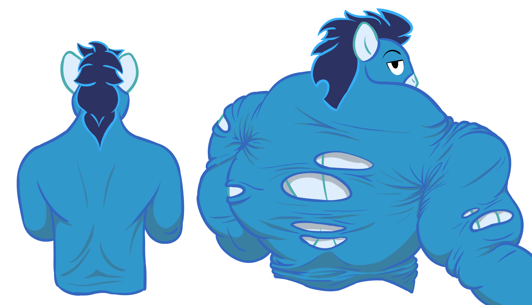 2725857 Suggestive Artisturkel Soarin Anthro G4 Back Clothes Fetish Growth Looking