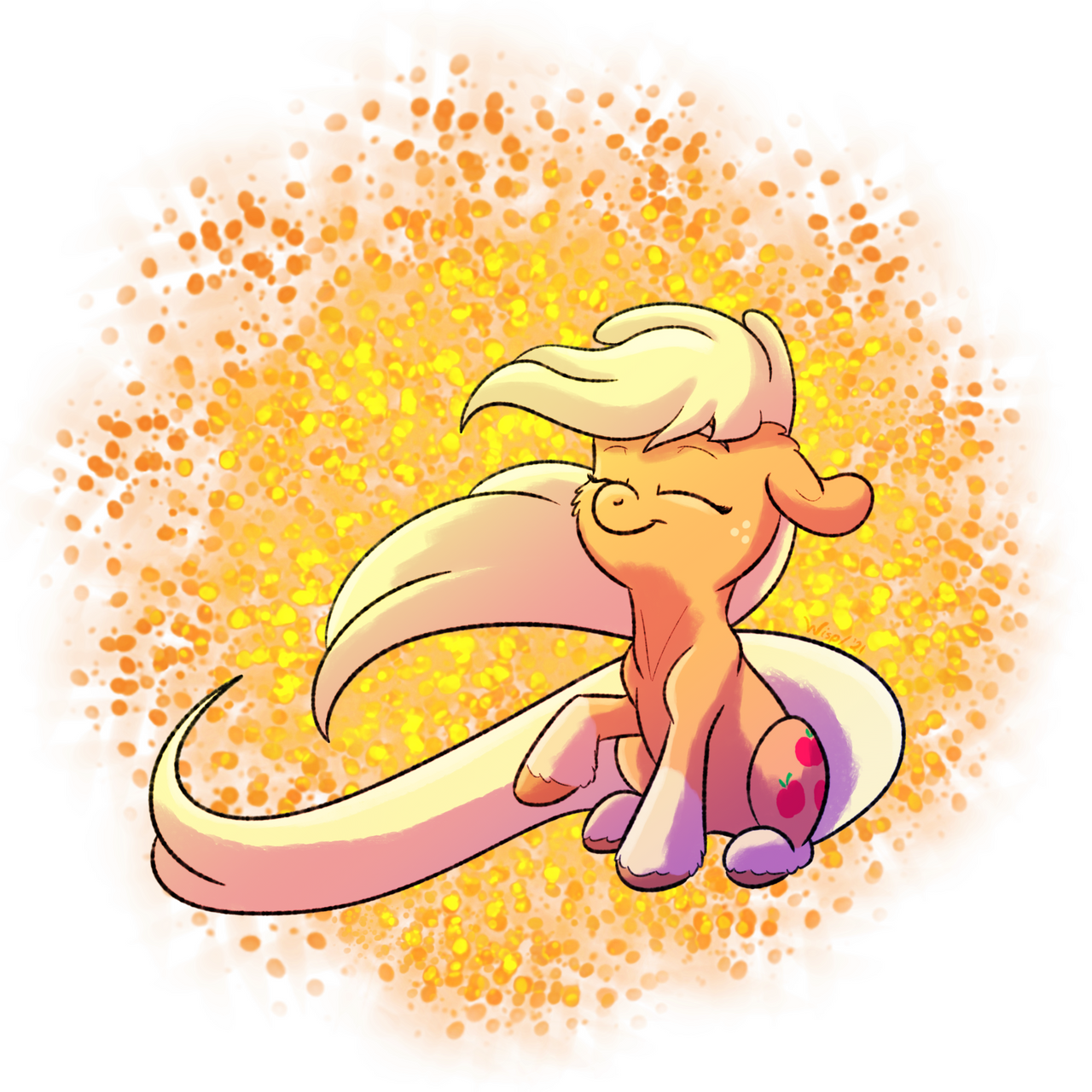 #2727962 - safe, artist:will-owl-the-wisp, applejack, earth pony, pony ...