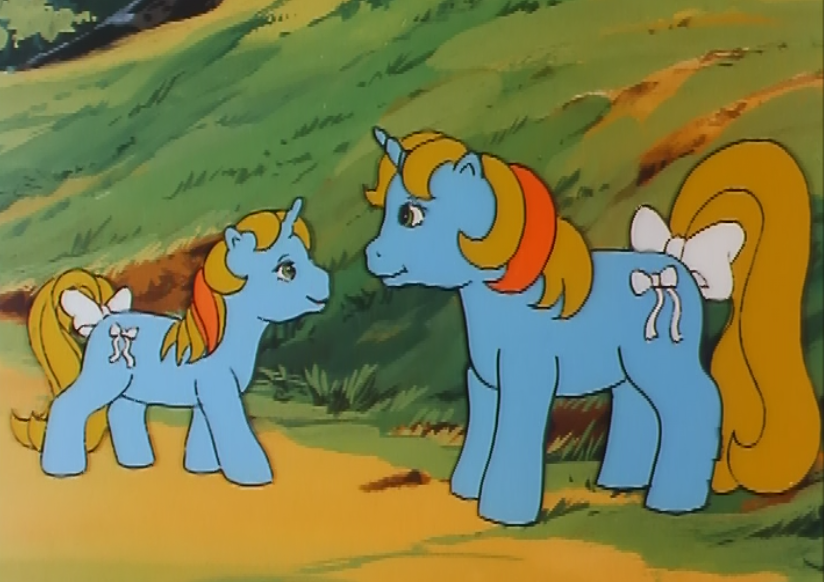 #2736895 - safe, screencap, baby ribbon, ribbon (g1), pony, unicorn, g1 ...