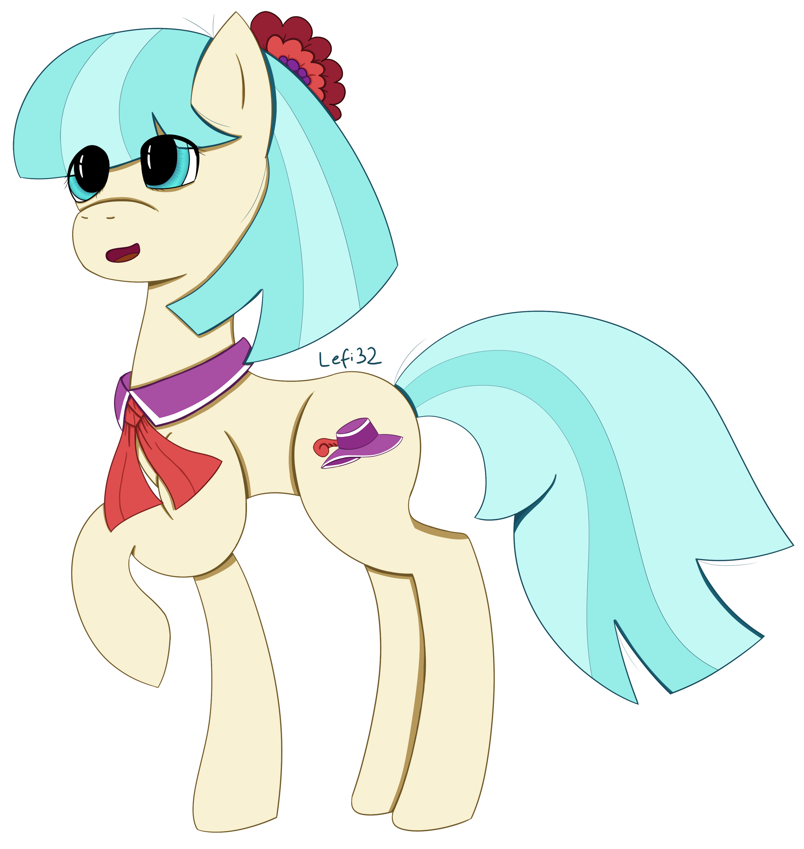 #2743450 - safe, artist:lefi32, coco pommel, earth pony, pony, female ...