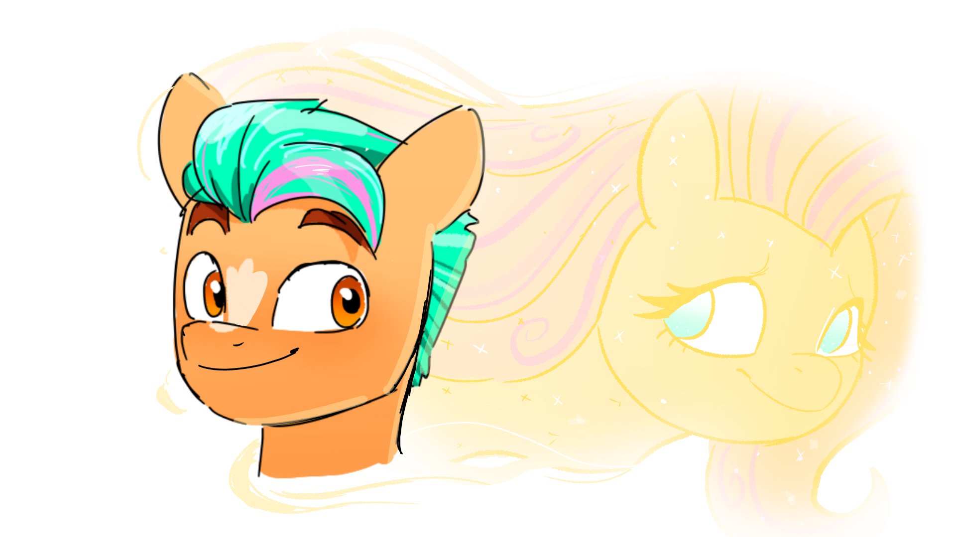 #2743977 - safe, artist:justinmacklis, fluttershy, hitch trailblazer ...