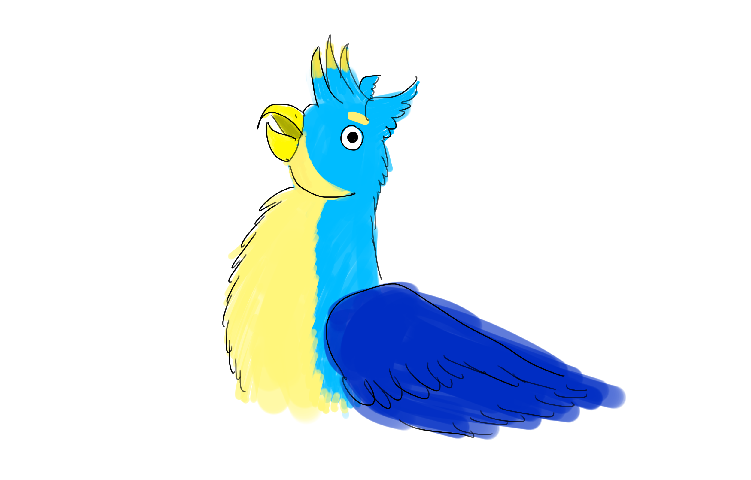 #2744698 - safe, artist:horsesplease, gallus, griffon, pony, derp ...