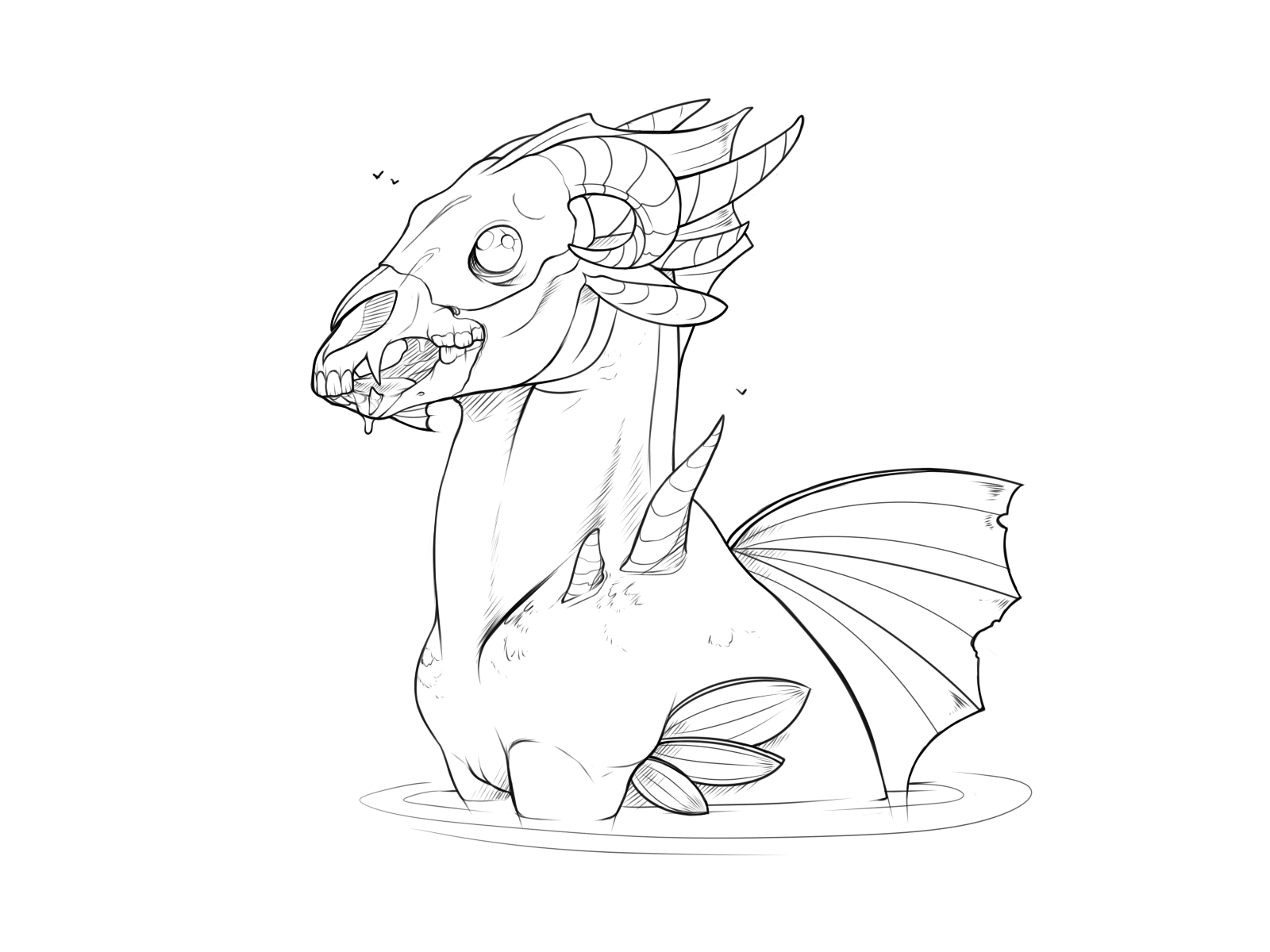 #2746055 - safe, artist:royvdhel-art, oc, oc only, kelpie, pony, bust ...