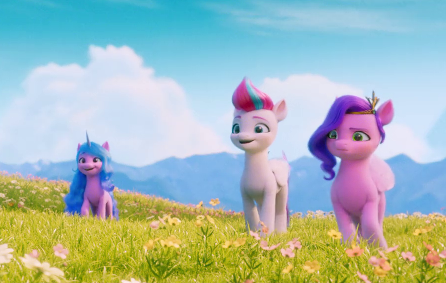 #2749423 - safe, screencap, izzy moonbow, pipp petals, zipp storm, pegasus, pony, unicorn, g5 ...