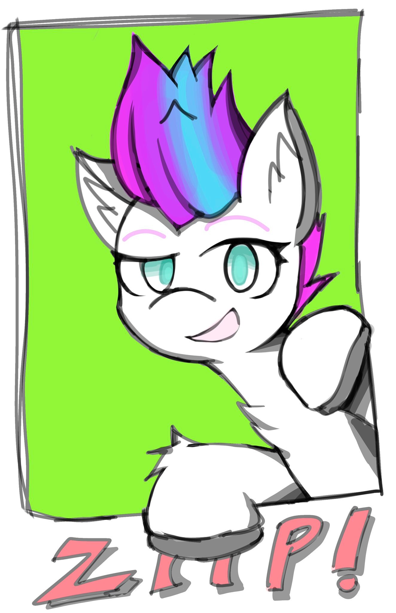 #2737897 - safe, artist:sasanqua313, zipp storm, pegasus, pony, g5, my ...