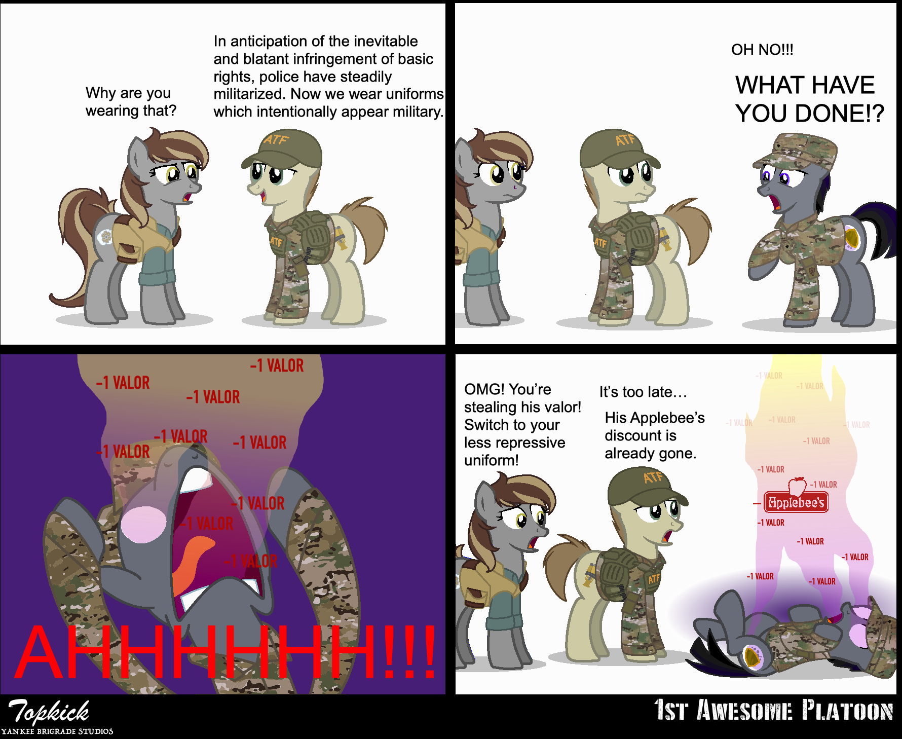 #2738837 - safe, oc, oc:gunsmoke, earth pony, pony, 1st awesome platoon ...