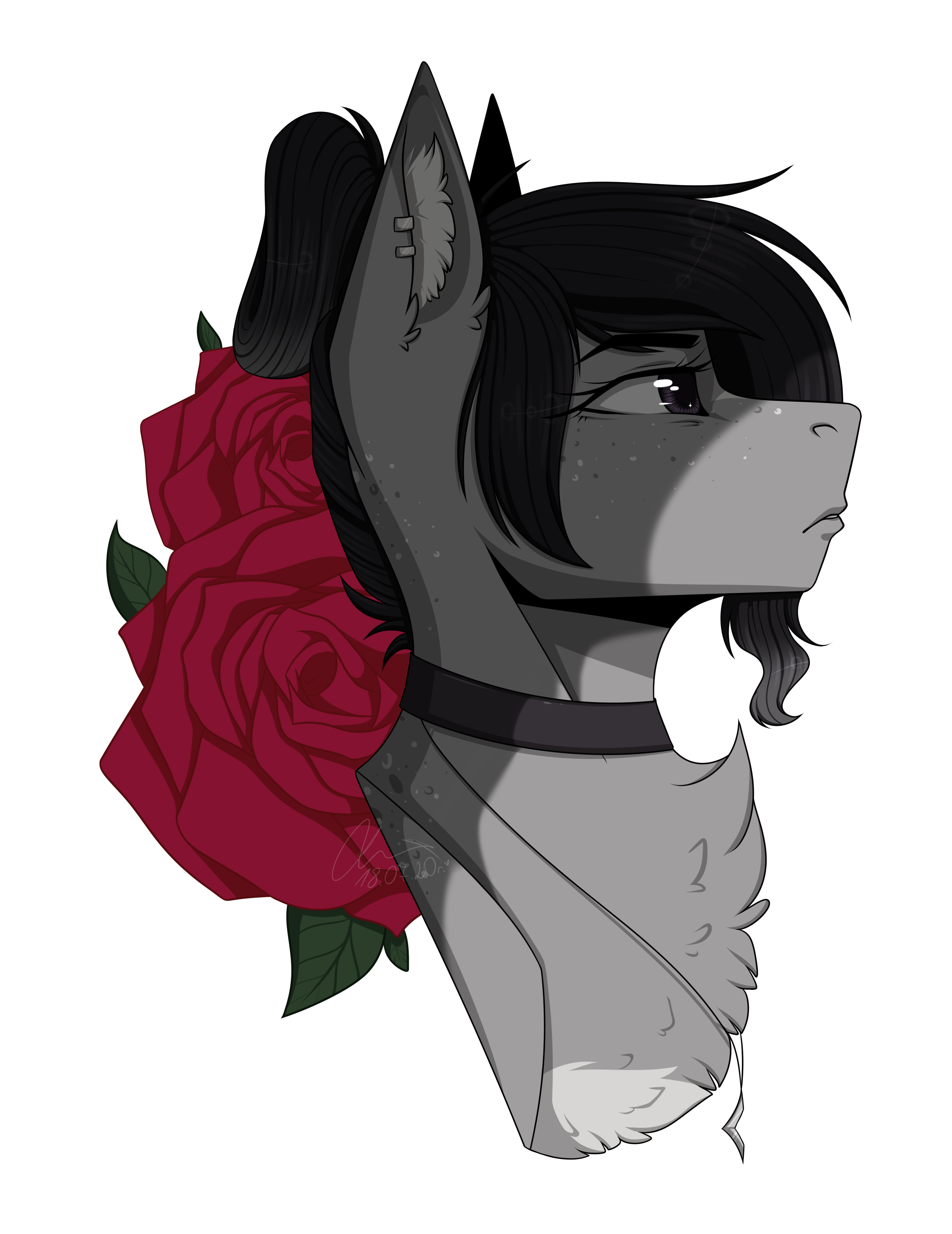 #2763601 - safe, artist:lunciakkk, oc, oc only, chest fluff, commission ...